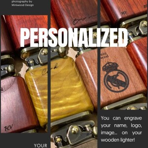 Wooden Lighter - Miniwood Design - customized according to your ...